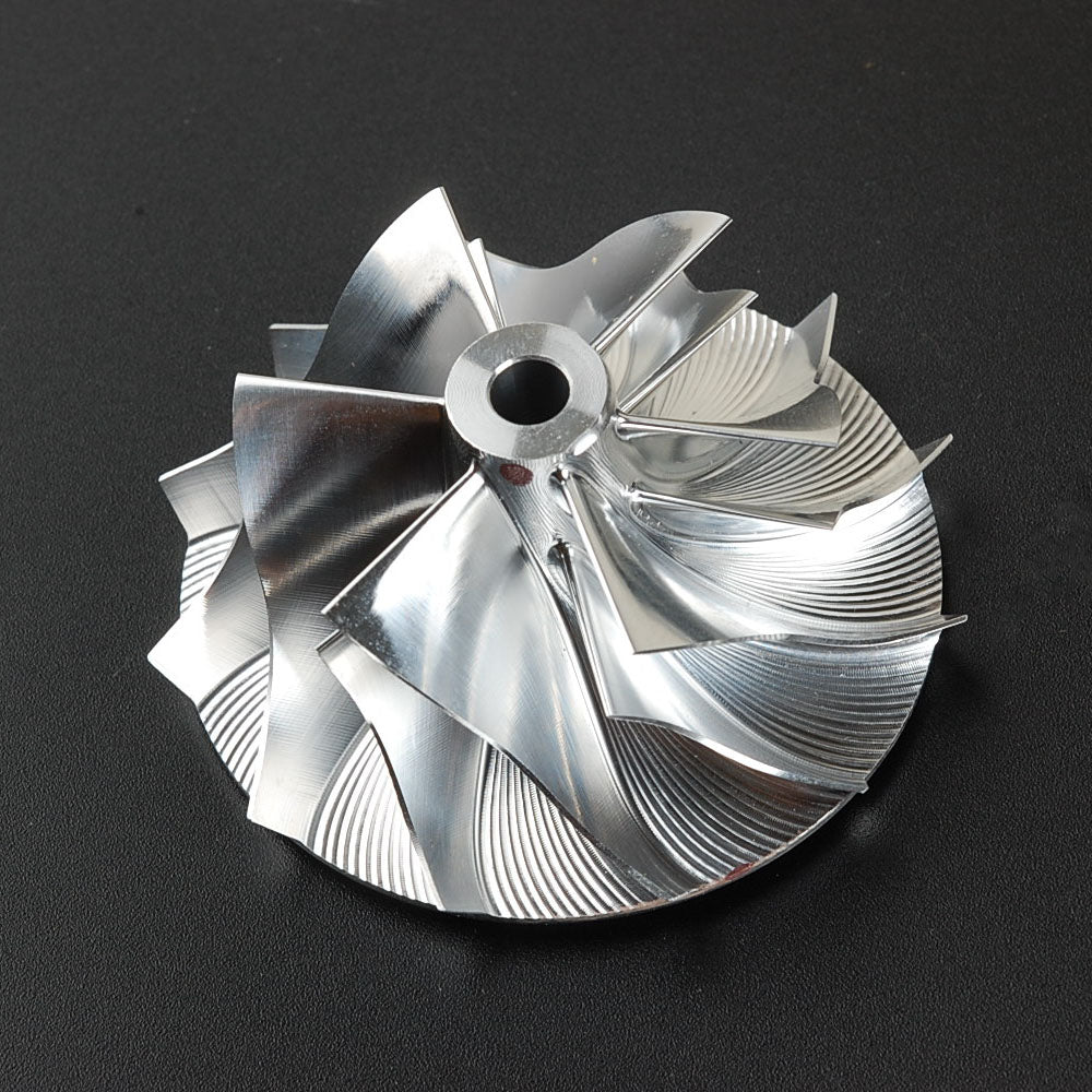 6+6 Compressor Billet Wheel For MHI TF035HL-13T (38.3/51) 6+6 w/ exten ...