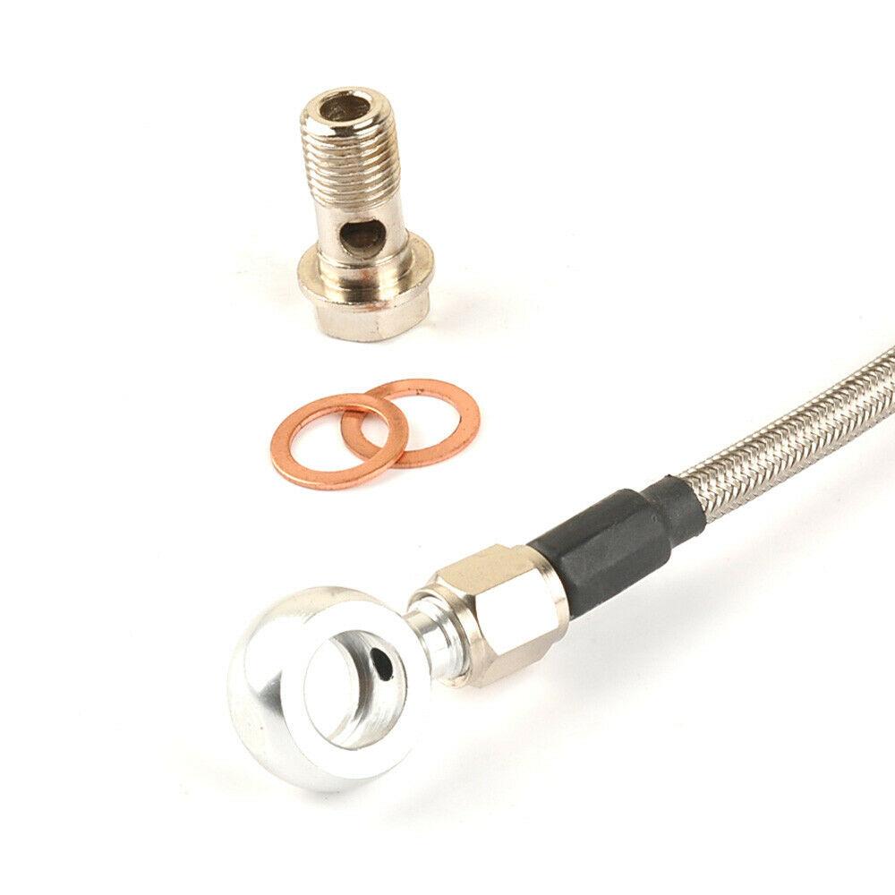 4AN Oil Feed Line with Filter For MAZDA RX-7 FC3S FD3S w/ BorgWarner S ...