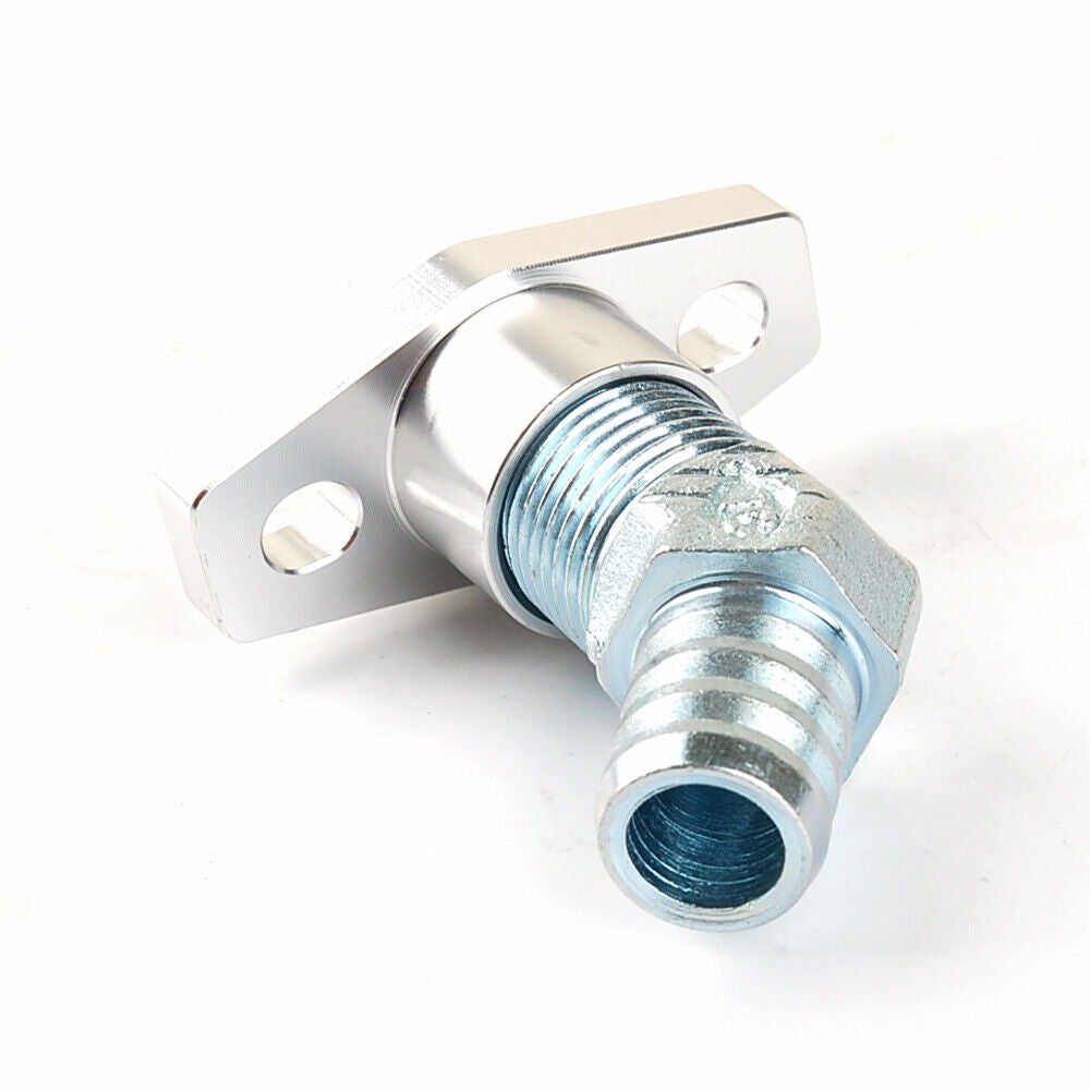 45Deg 5/8" Turbo Oil Return Flange For Holset HX25W HX27 HX27W HE221W ...